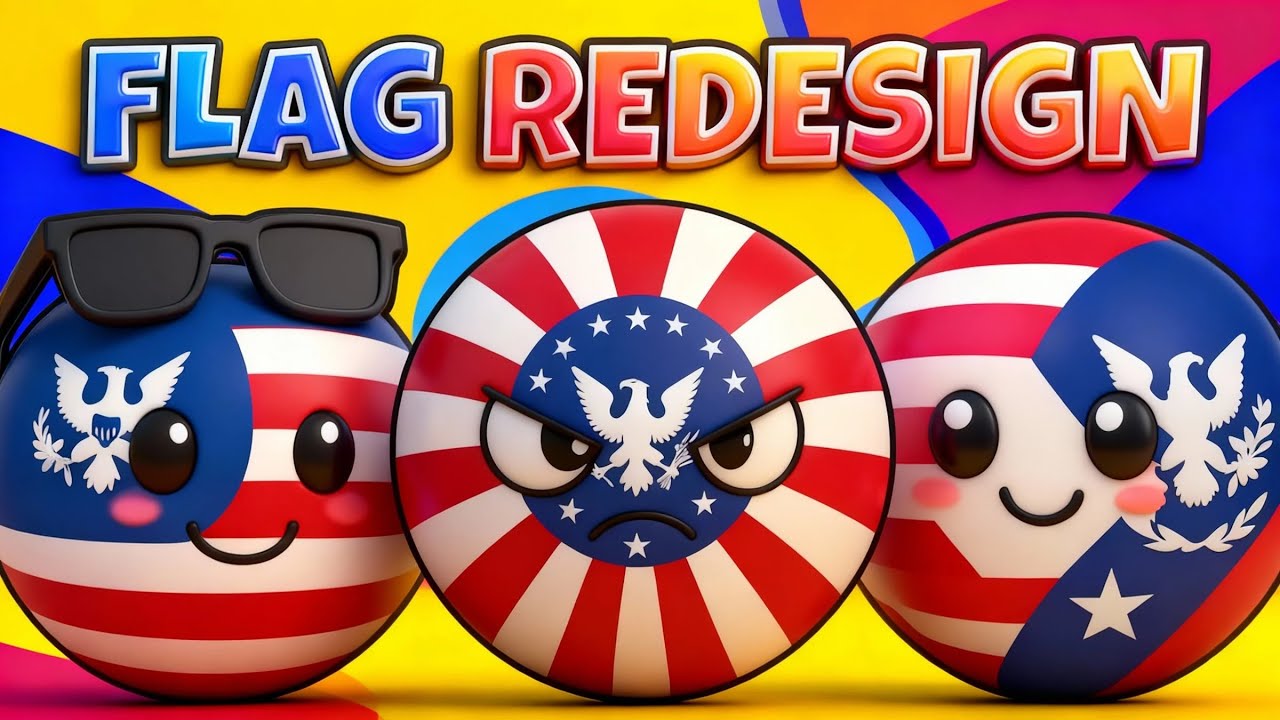 Flag Redesign | Countryballs Compilation - YouTube
