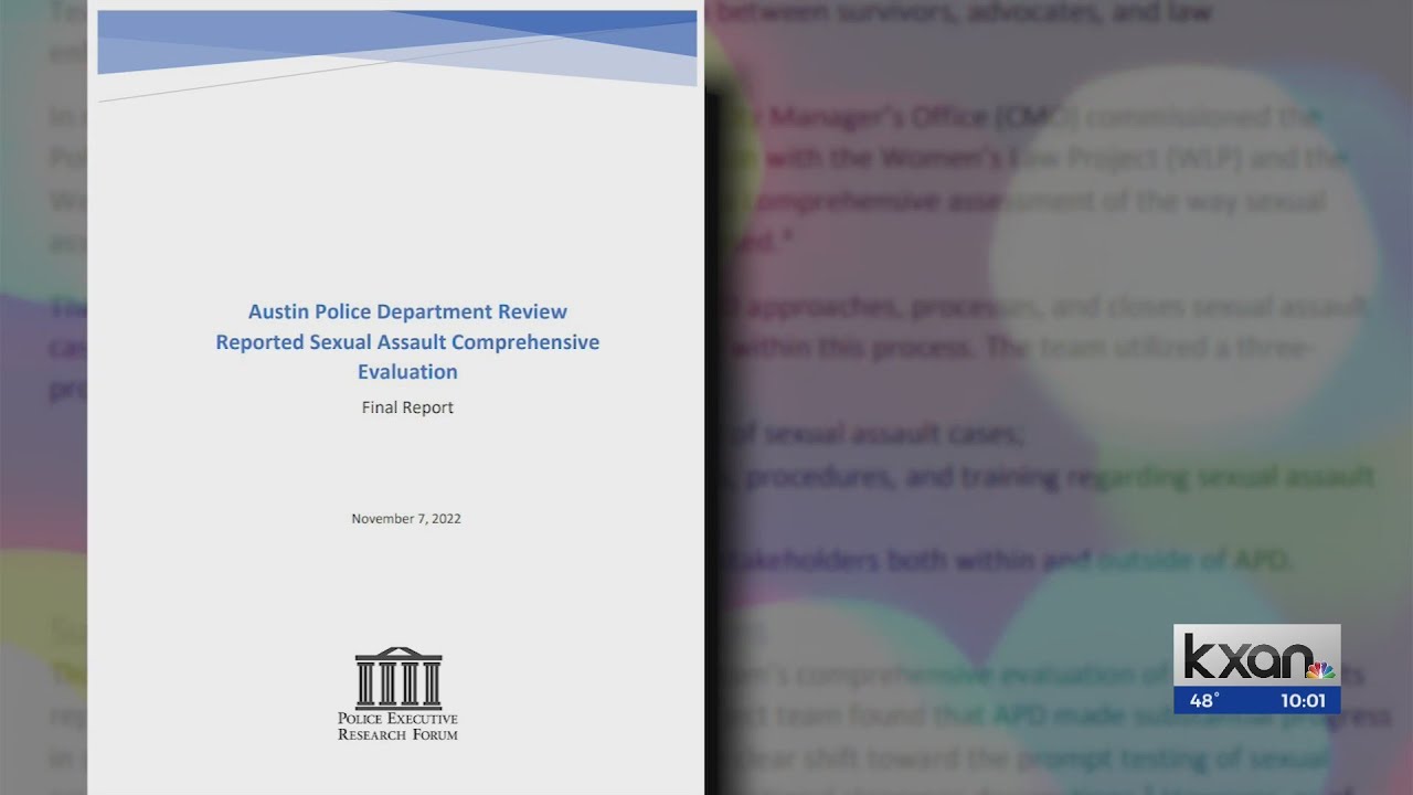 Progress made but APD needs improvement in handling sex assault cases ...