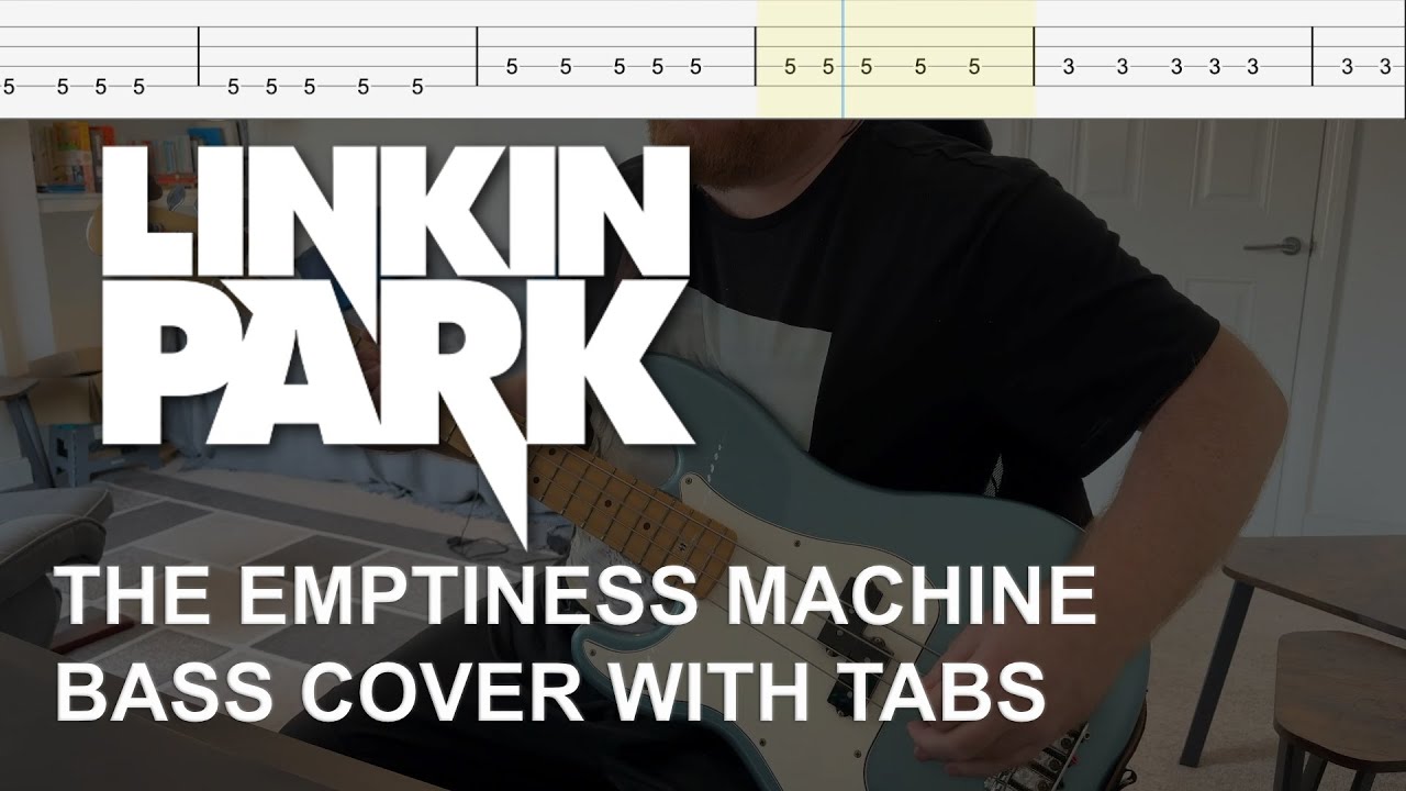 Linkin Park - The Emptiness Machine (Bass Cover with Tabs) - YouTube