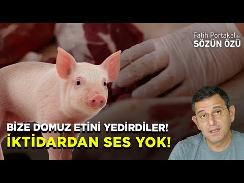 BİZE DOMUZ ETİNİ YEDİRDİLER! İKTİDARDAN SES YOK!