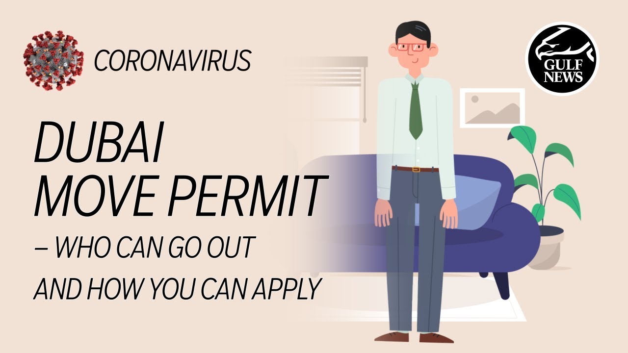 Coronavirus: Dubai move permit - YouTube