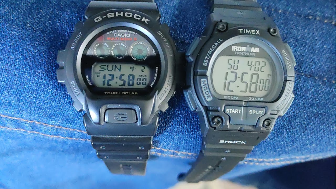 G-Shock Casio and Timex shock both very durable watches - YouTube