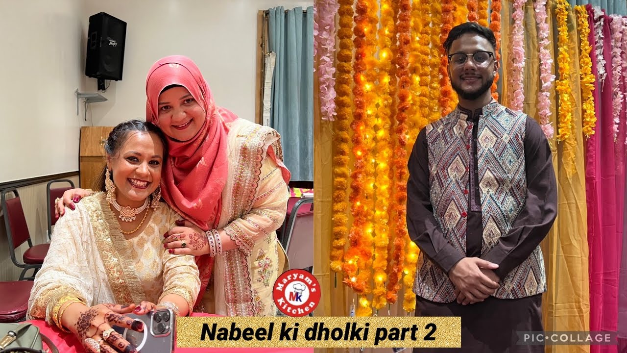 Nabeel bholki event usa | dholki celebration vlog 2023 | dholki ...