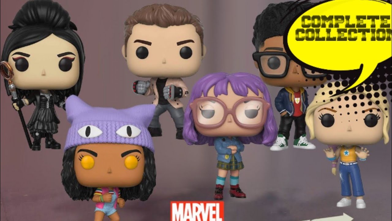 Marvel Runaways Complete Funko Pop collection - YouTube