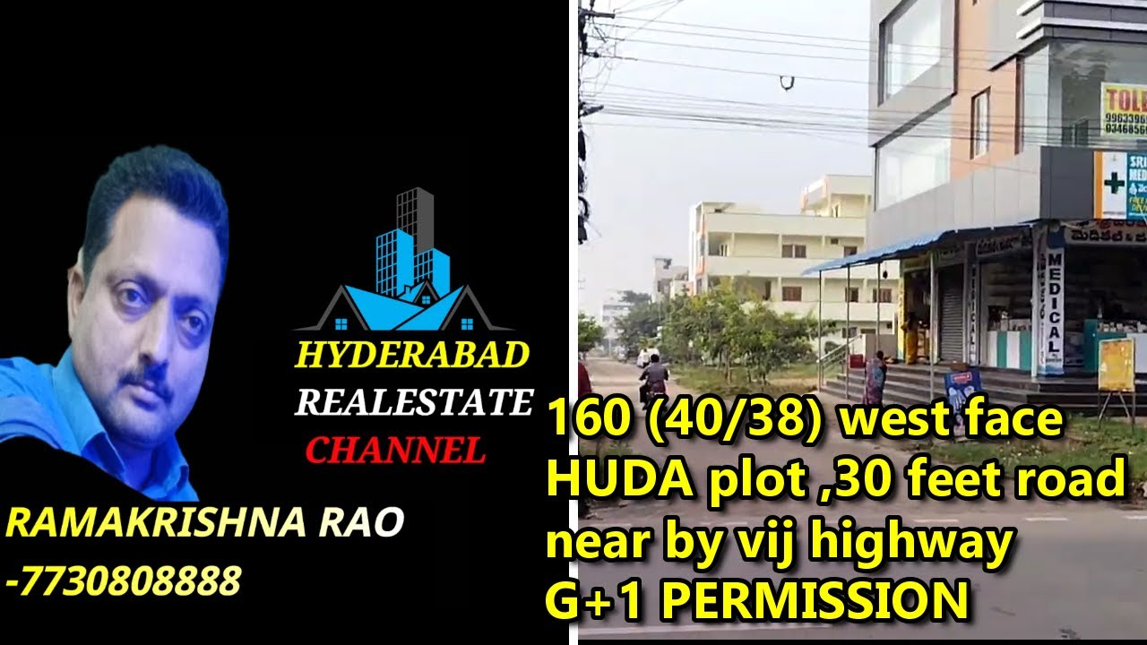 HUDA PLOT 160 (40/38) SQ YARDS WEST FACE FOR SALE NEAR BY HIGHWAY At ...