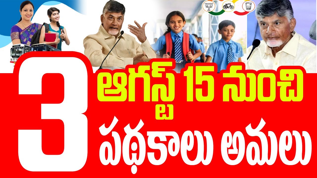 ap august month govt schemes 2024 - YouTube