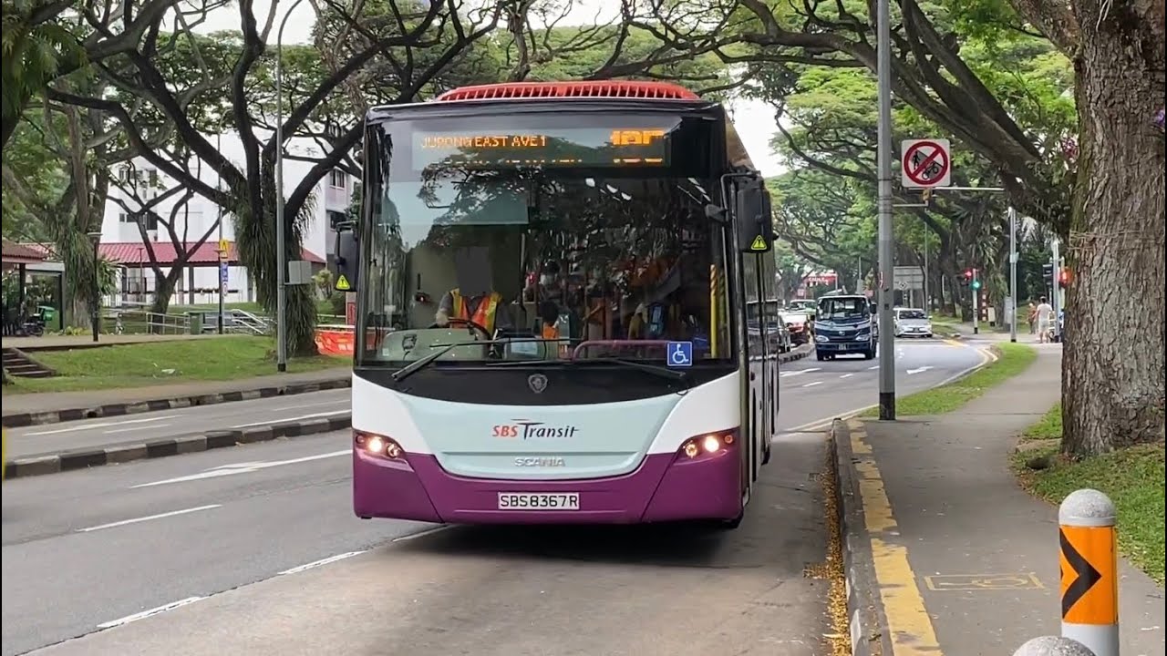 SBST Scania K230UB Euro 4 - SBS8367R on Route/Service 185 - YouTube