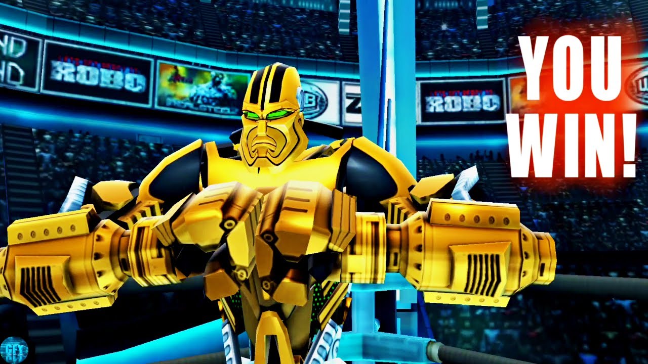 ZEUS Golden Robot Real Steel World Robot Boxing Gameplay - YouTube
