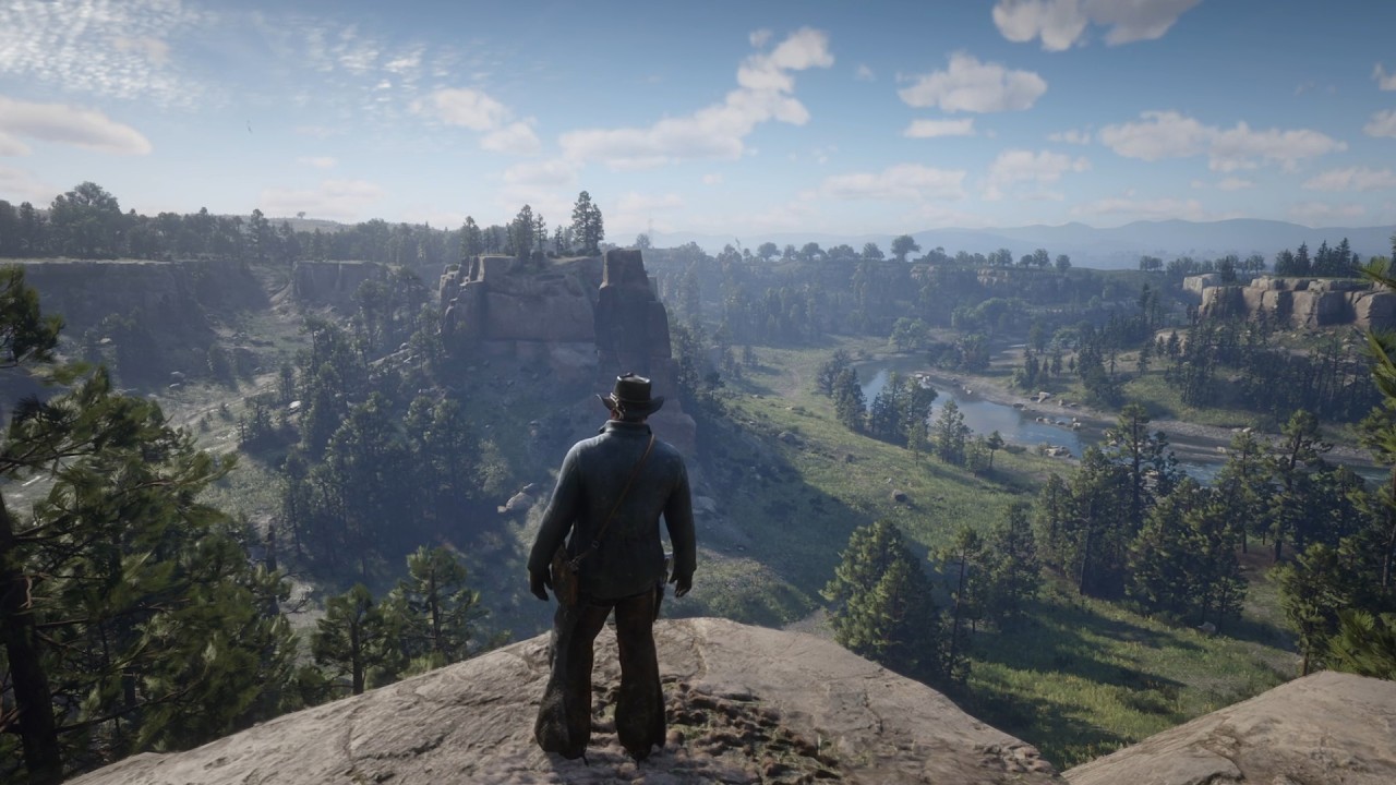 Relaxing Walk Around The Heartlands | Red Dead Redemption 2 - YouTube