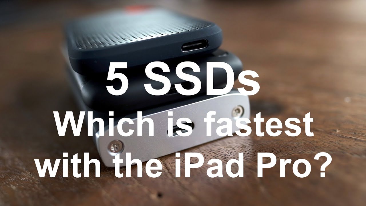 5 external SSDs tested with iPad: What's the fastest? - YouTube