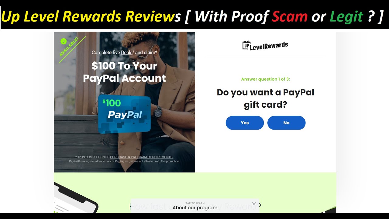 Up Level Rewards Reviews [ With Proof Scam or Legit ? ] UpLevelRewards ...