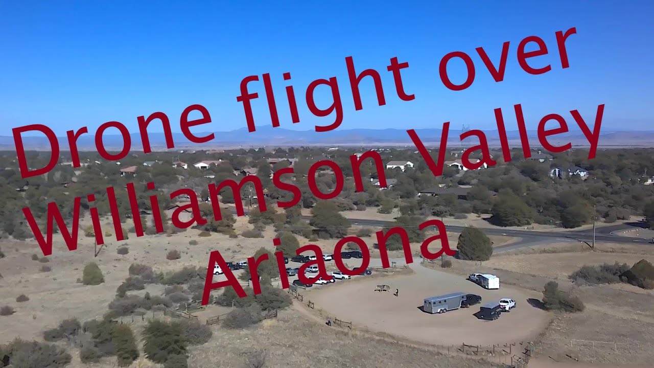 Drone Flight Over Williamson Valley, The Prescott Nat'l Forest and ...