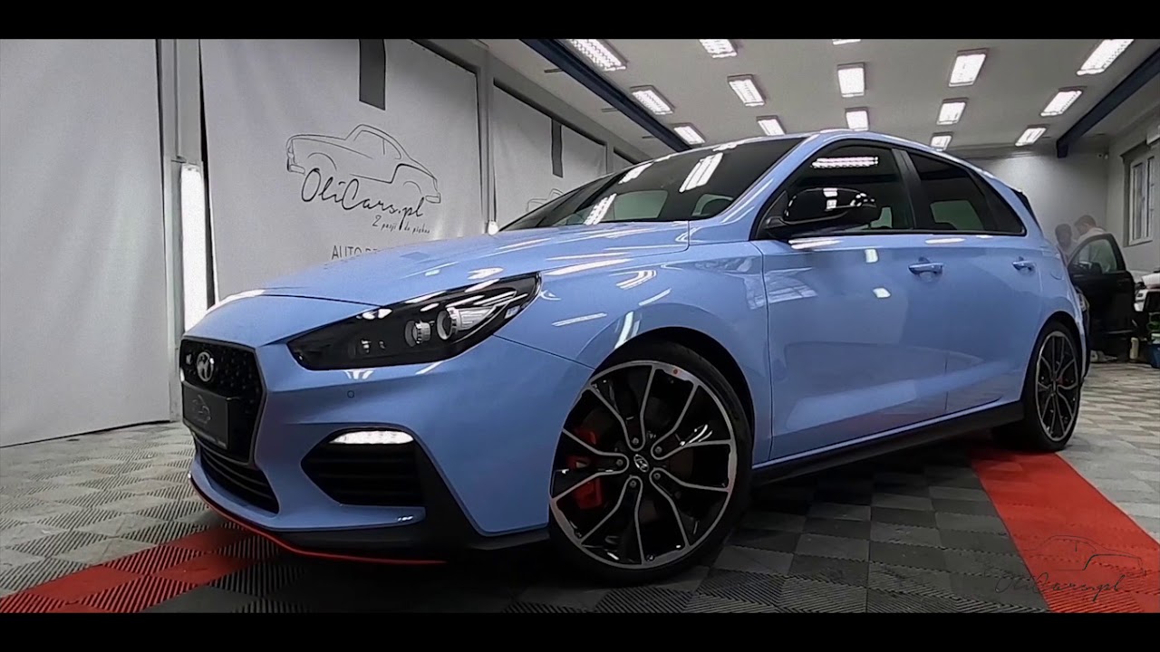 Hyundai i30N Performance Blue - detailing i oklejanie w OliCars Legnica ...