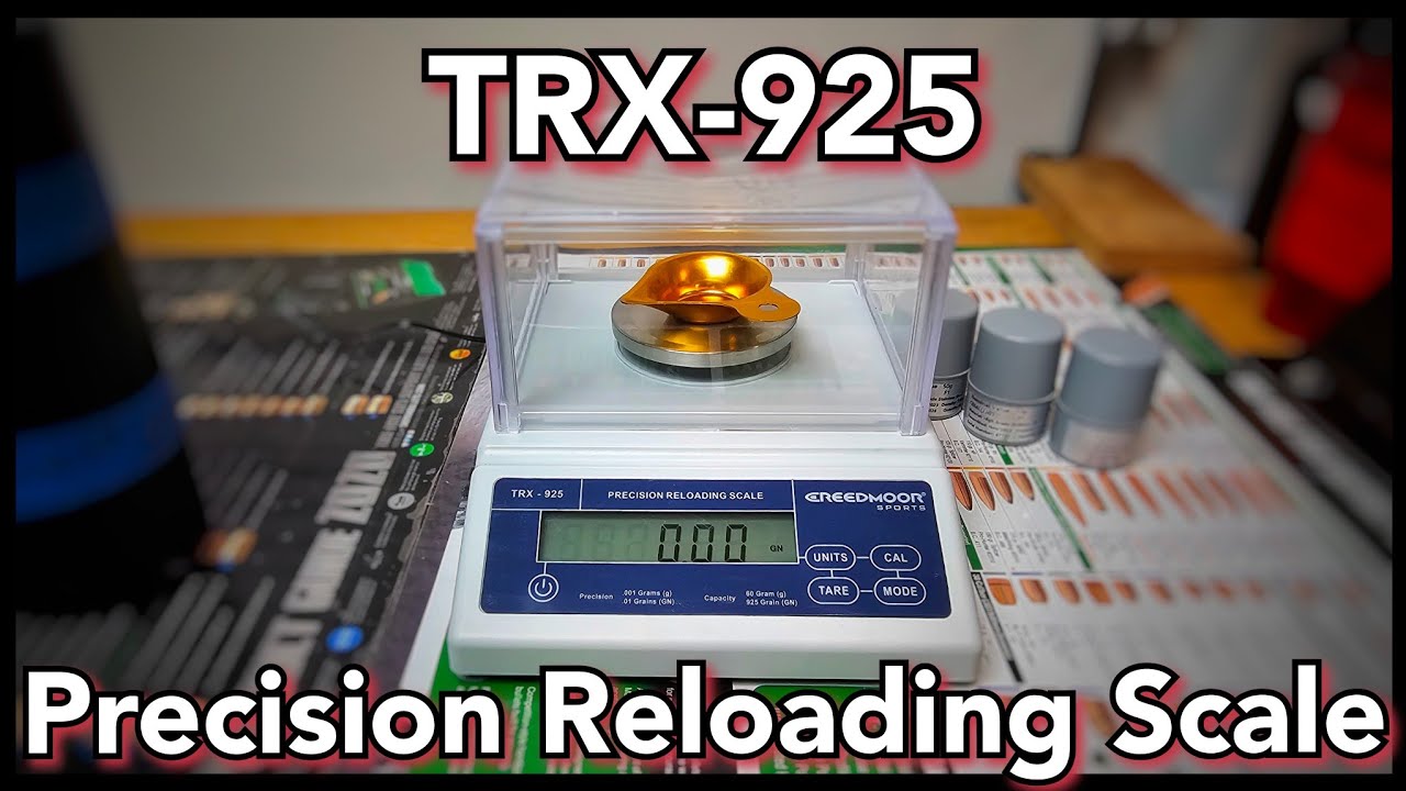 Creedmoor Sports TRX-925 Precision Reloading Scale - YouTube