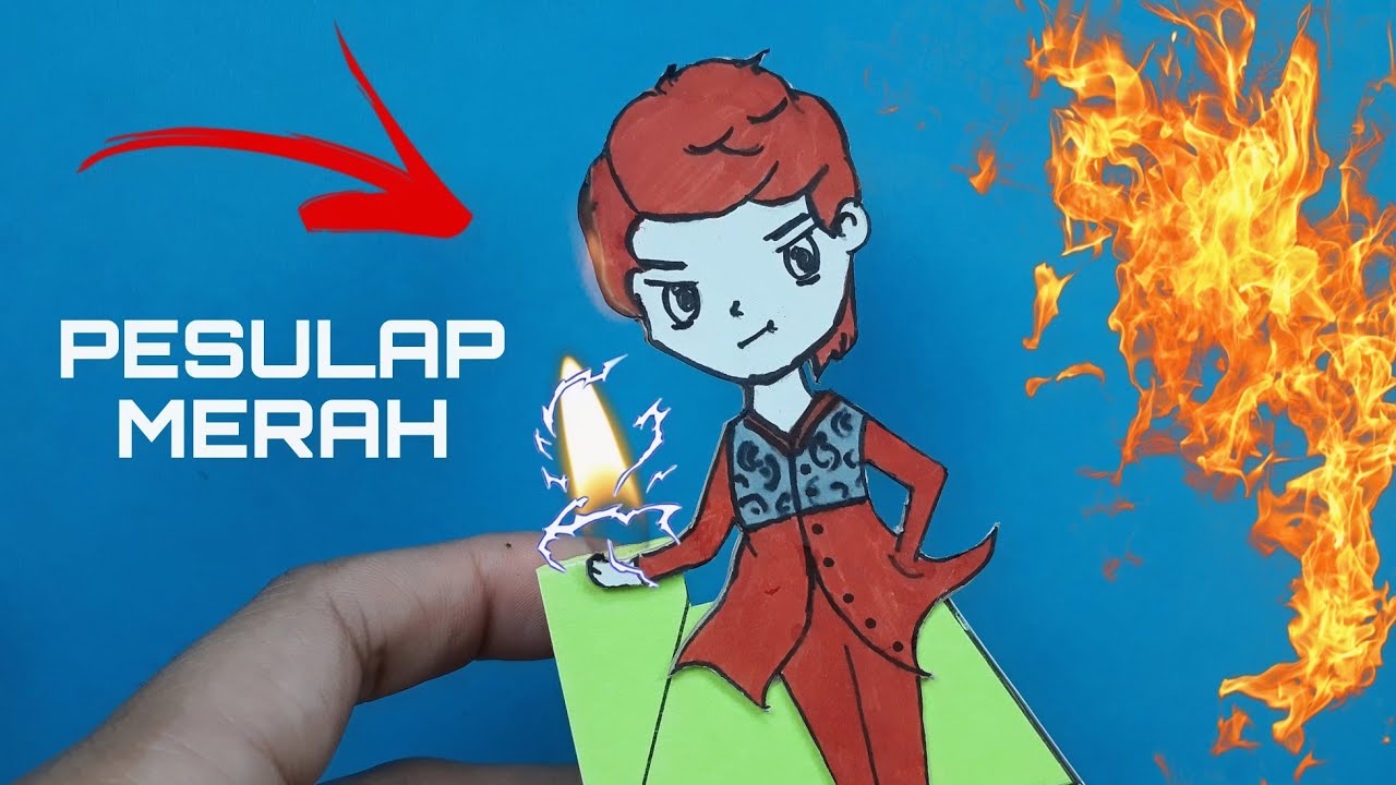 DIY Pesulap Merah Mengeluarkan Api - YouTube