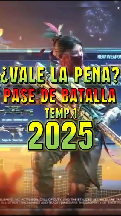 ¿Vale la Pena el PASE DE BATALLA de cod Mobile Temporada 1 del 2025? #shorts #codmobile #codm ...
