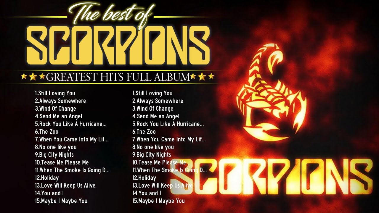 SCORPIONS MIX ~ Top 20 Best Songs ~ SCORPIONS Greatest Hits ~ Full ...