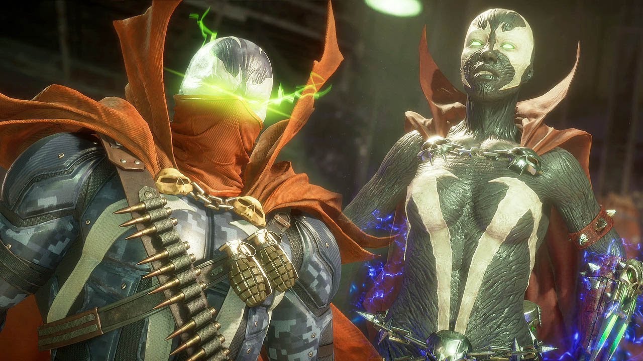 MORTAL KOMBAT 11 - SPAWN vs HELLSPAWN JACQUI BRIGGS Gameplay @ 1080p ...