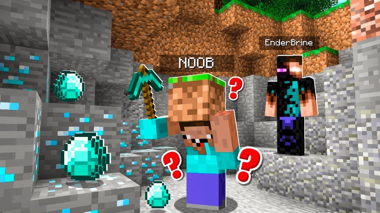 Trolling As Enderbrine In Minecraft Pe He Freaked When He Saw