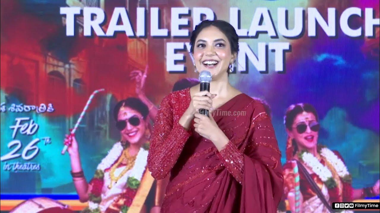 Actress Ritu Varma Speech At Mazaka Trailer Launch Event | Sundeep Kishan | FilmyTime - YouTube
