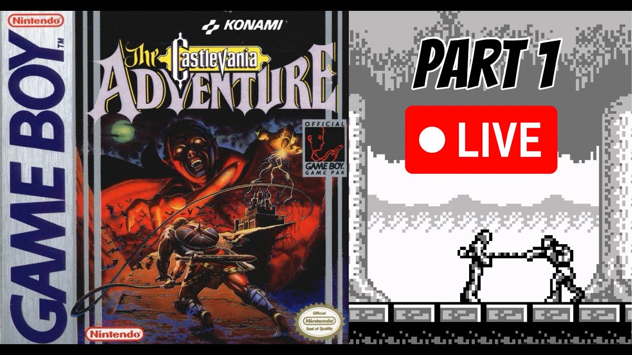 🔴 LIVE: The Castlevania Adventure - GameBoy | Live Playthrough - YouTube