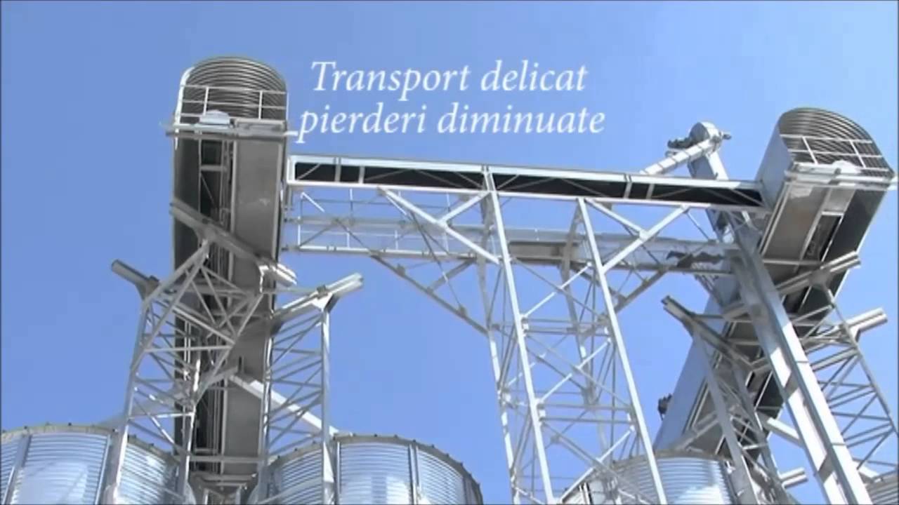 Cimbria Heid Instalatie Silozuri pentru seminte - YouTube