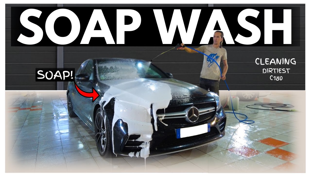 Cleaning A Dirtiest BENZ | SOAP Wash C180 #car #carcleaners #automobile ...