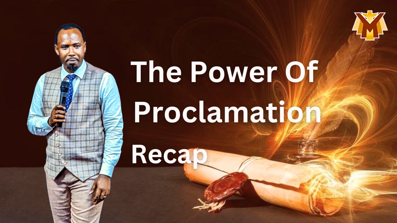 THE POWER OF PROCLAMATION| #PR.RICHARD RUHARUZA| #TVMI - YouTube