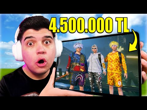 4.500.000 TL'LİK YENİ PUBG MOBİLE HESABIMIZ 💰