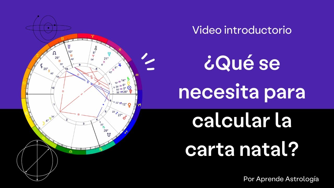 Astrología para Principiantes - ¿Que se necesita para calcular la carta ...