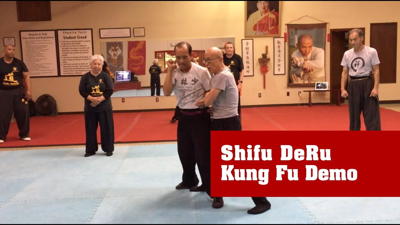 Shaolin Institute Kung Fu Demonstration with Master DeRu - YouTube