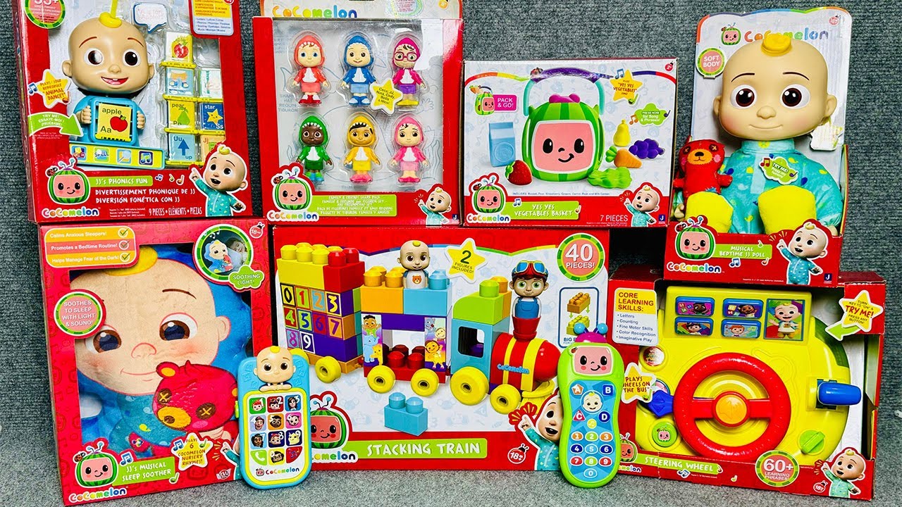 [21 min video] COCOMELON Collection Unboxing - Satisfying Unboxing ...