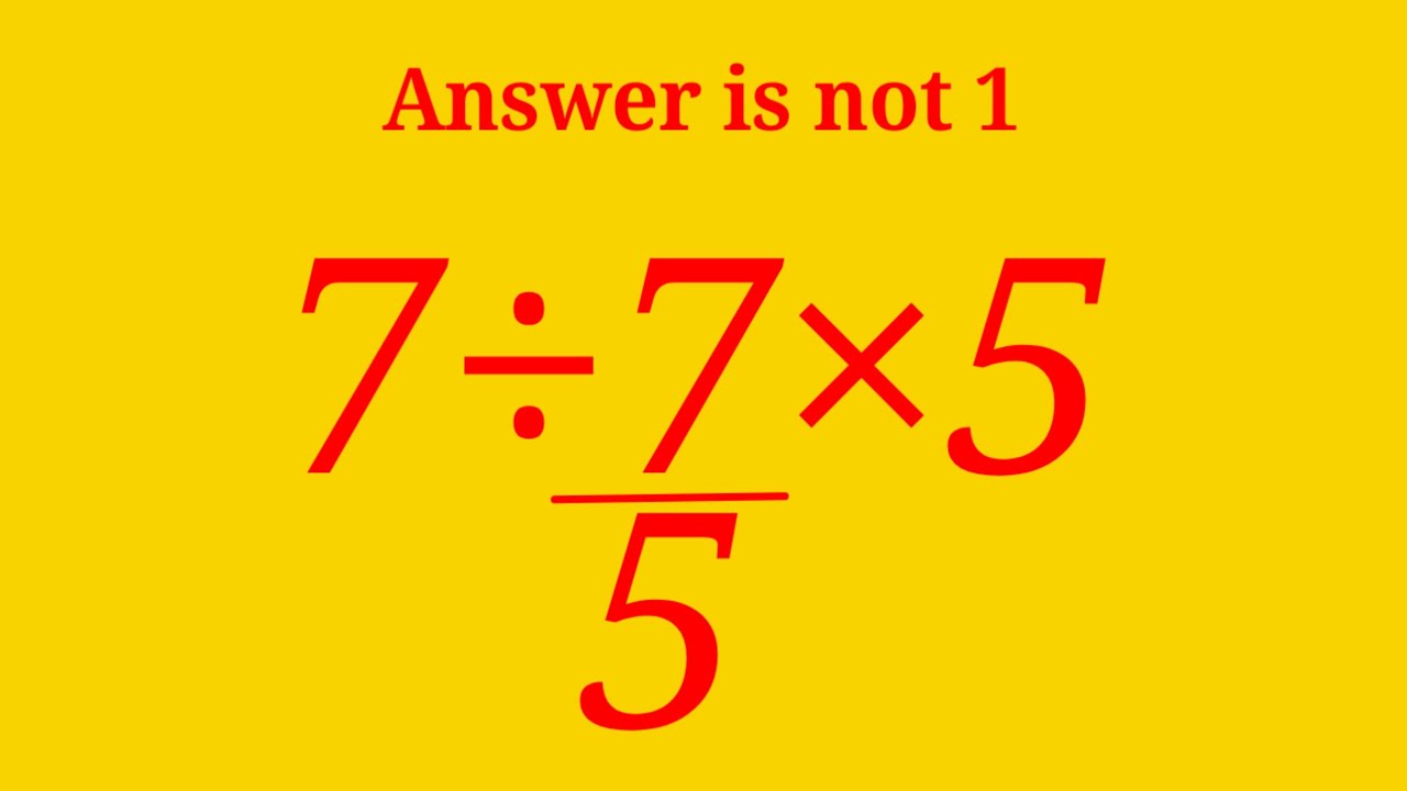 98% get this PEMDAS question wrong - YouTube