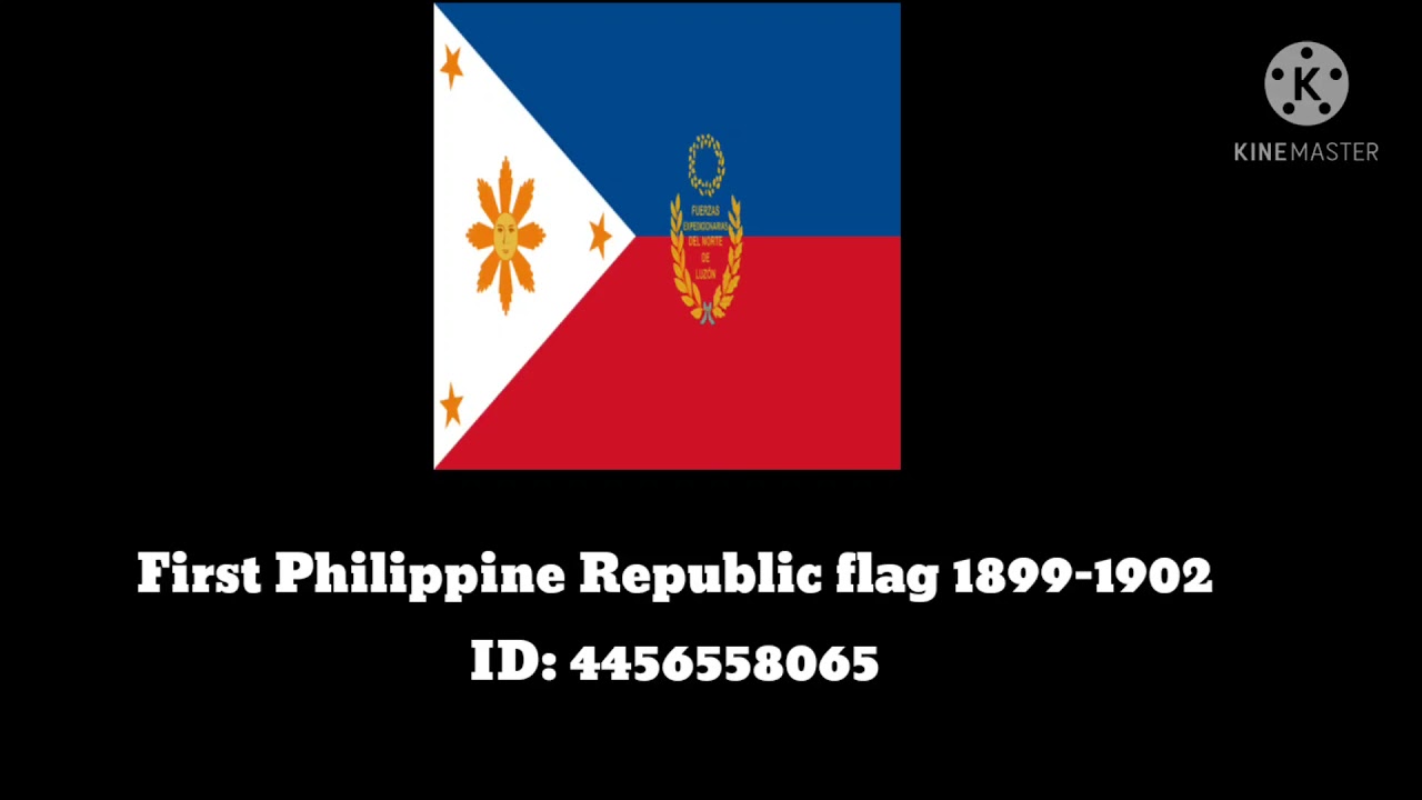 First Philippine Republic flag 1899-1902 (fixed) - YouTube