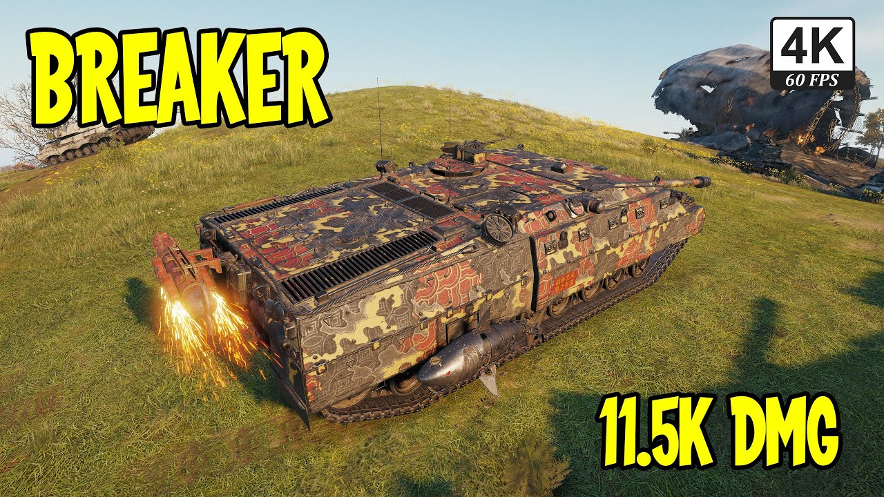World Of Tanks Tier 11 Breaker (11.5k Damage) - YouTube