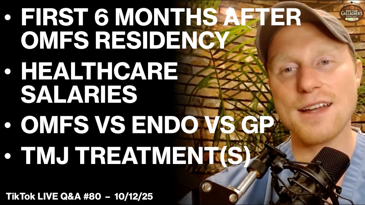 First 6 Months After OMFS Residency, OMFS vs Endo vs GP, Healthcare ...