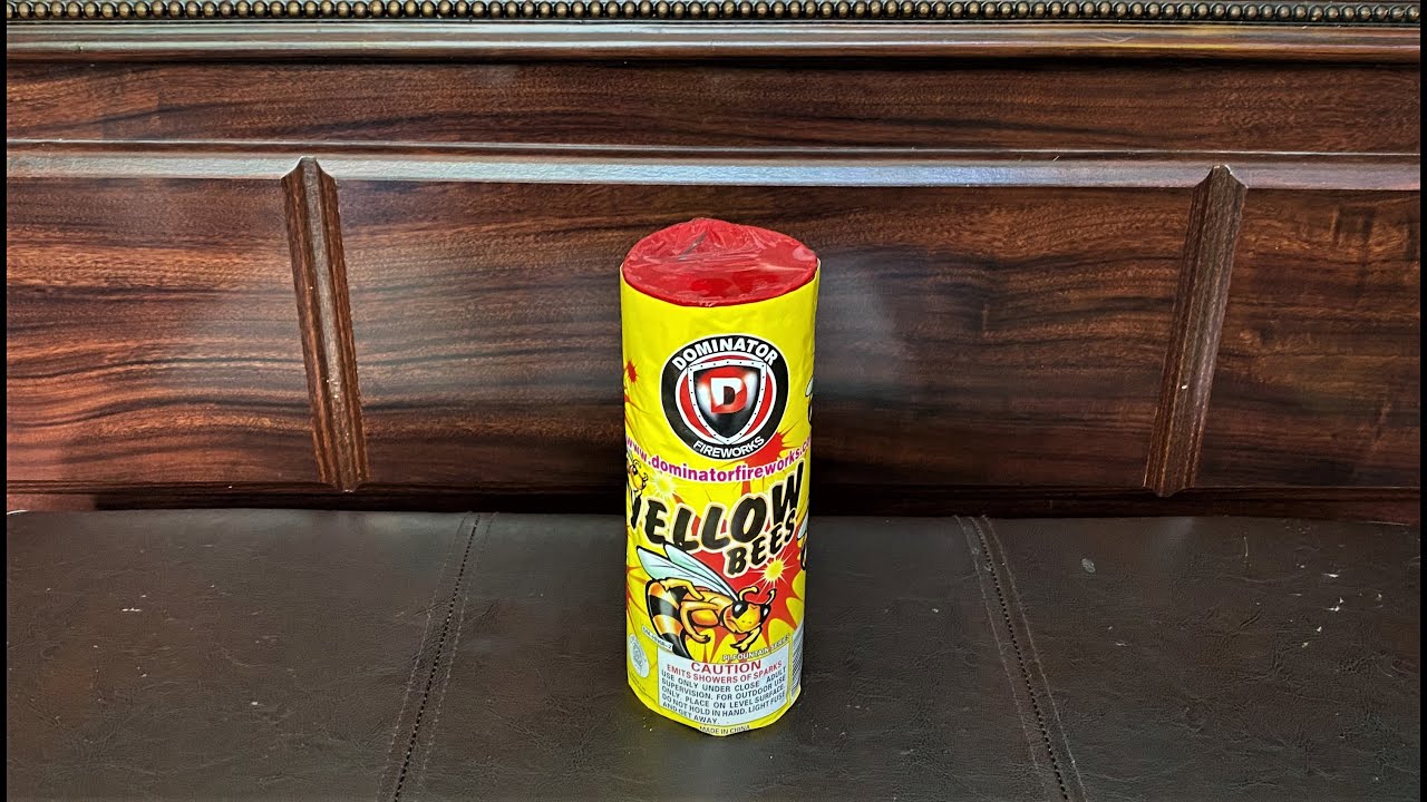 Dominator Fireworks - Yellow Bees - YouTube