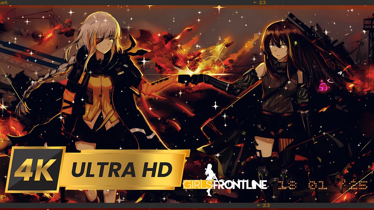 Girls' Frontline: 4K 60 FPS Background Animation | Sangvis Ferri ...