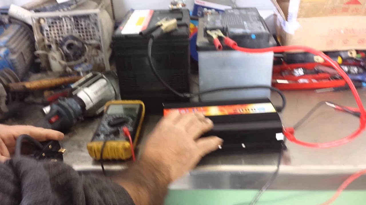 Power Inverter Battery Inverter 24V 220V 2000W JUNK - YouTube