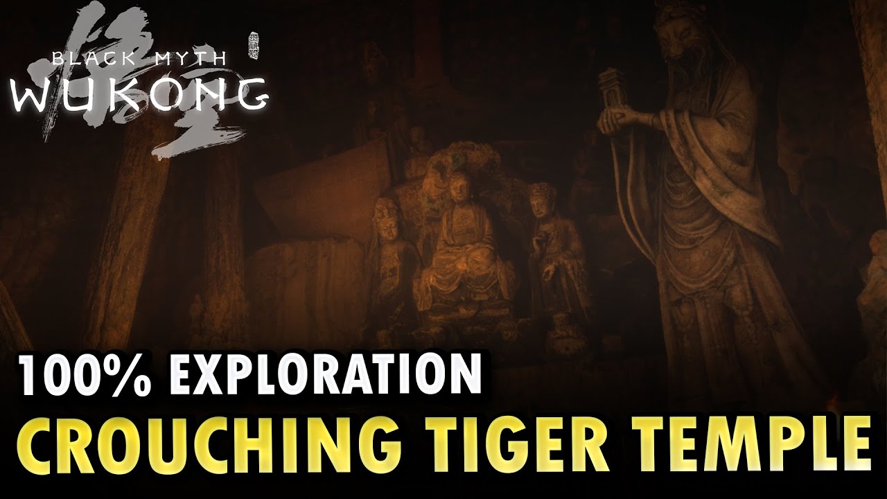 Crouching Tiger Temple 100% Walkthrough Black Myth Wukong – All ...