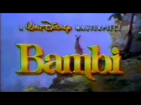 Bambi vhs commercial 1997 - YouTube