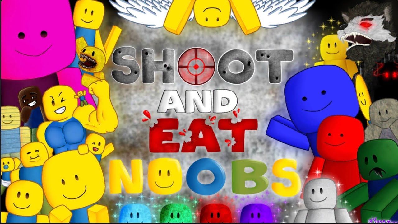 Austin ||| Roblox Shoot and eat noobs - YouTube