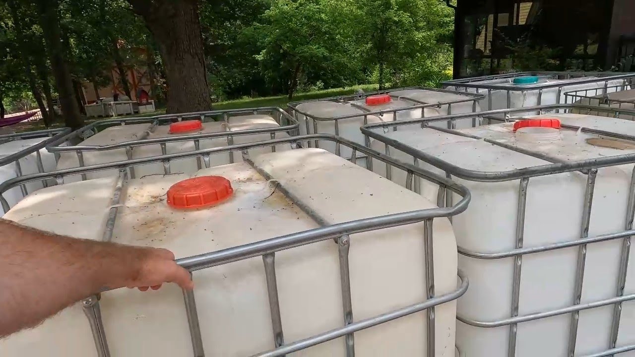 IBC Tote Creations and Taking down some Fences - YouTube