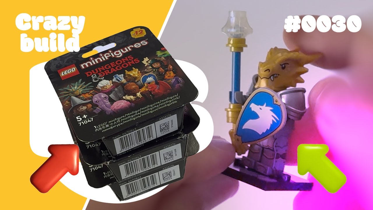 LEGO Mystery Box 71047: Unboxing & Speed Build of Dragonborn Paladin ...