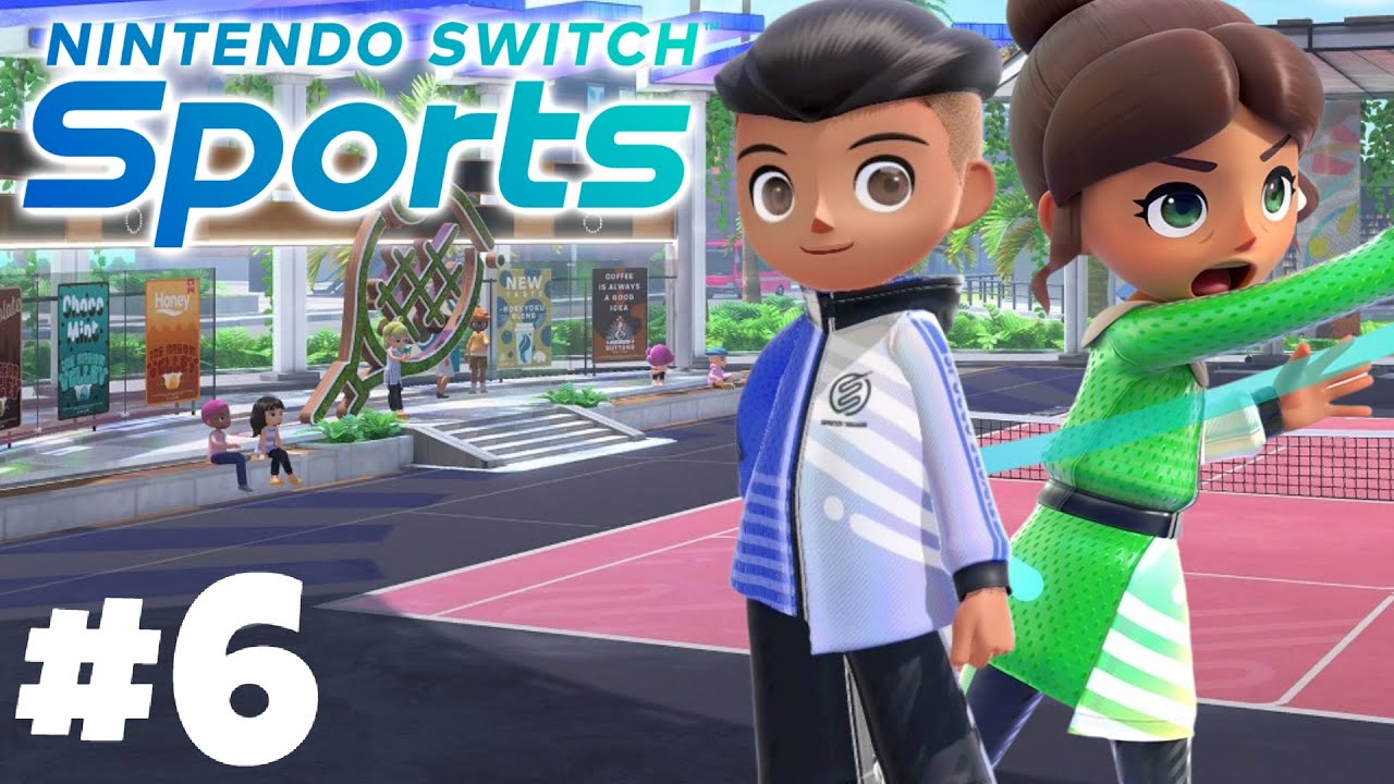 Nintendo Switch Sports Gameplay Walkthrough Part 6 Tennis! - YouTube