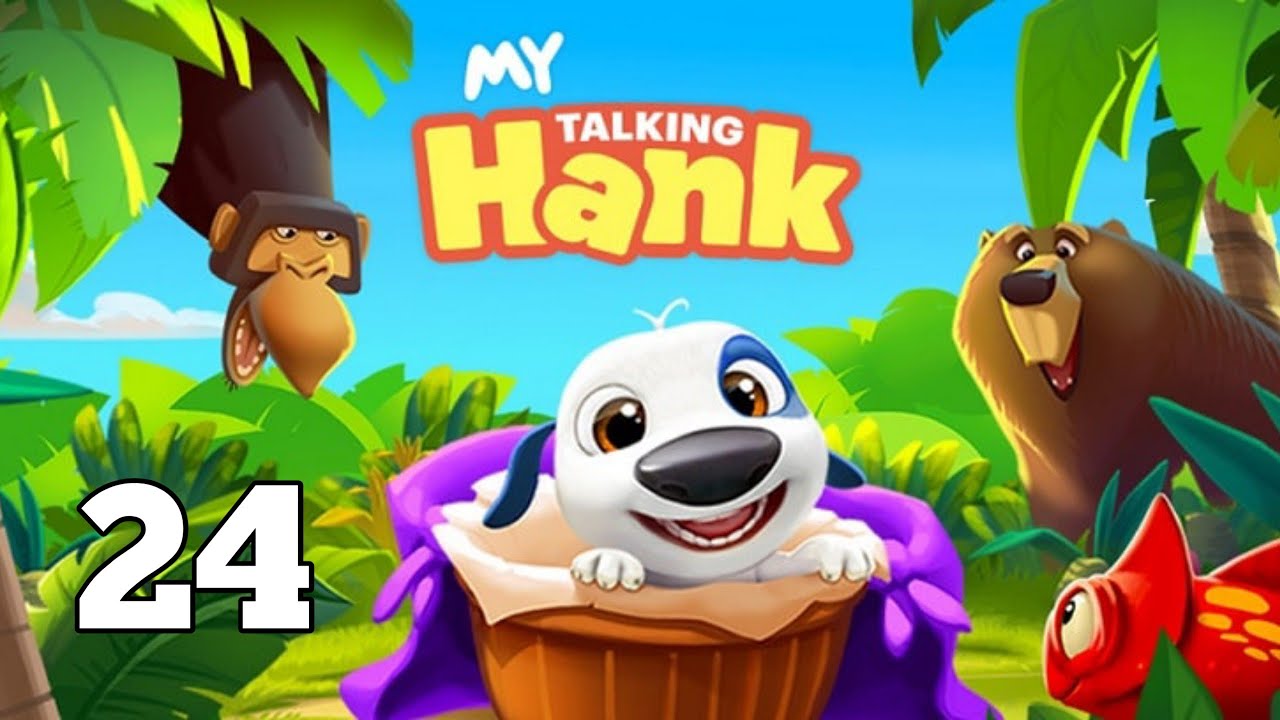 Hank Are Play with Animals - New Update - My Talking Hank: Islands ...