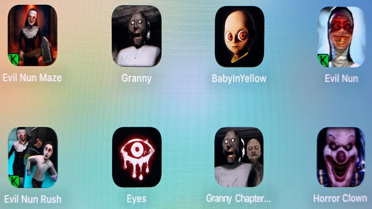 Evil Nun Maze,Granny,The Baby In Yellow,Evil Nun,Evil Nun Rush,Eyes ...
