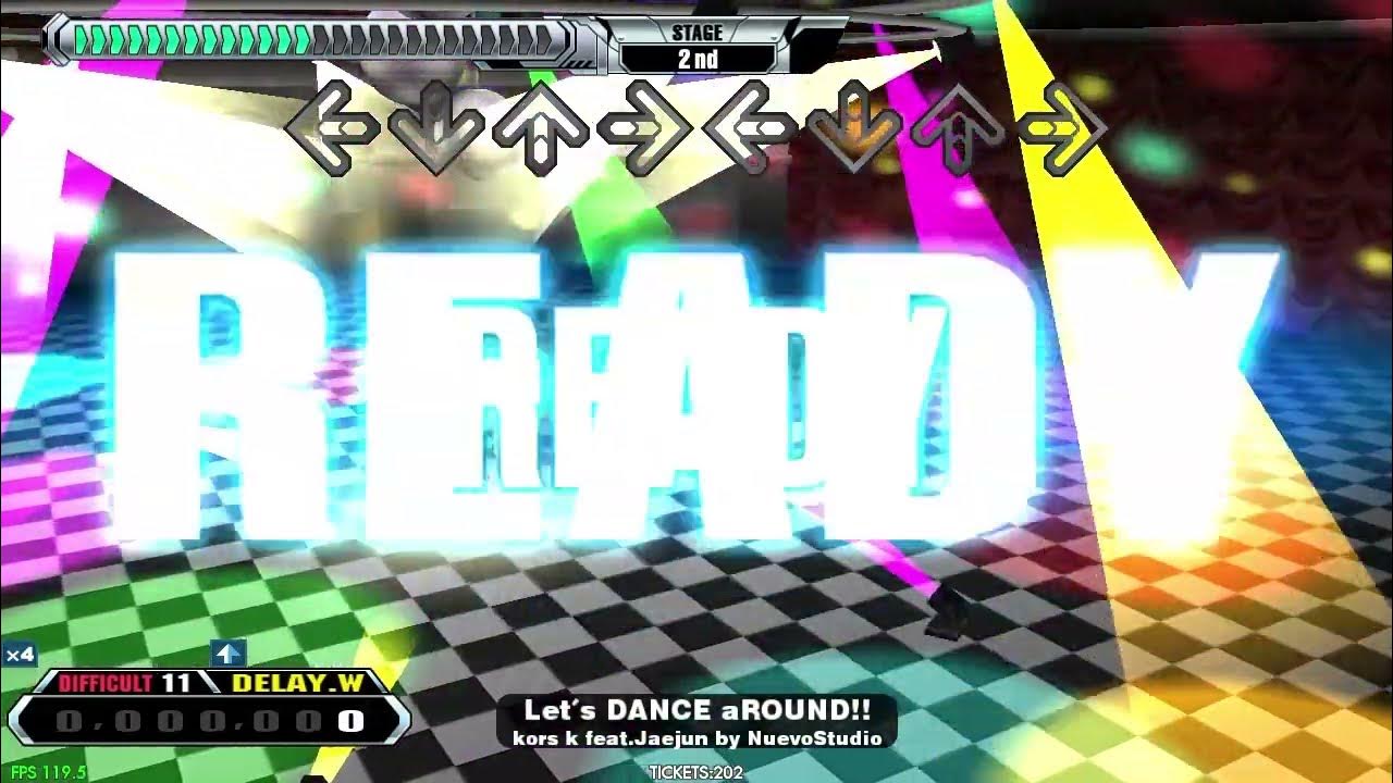 【LV11】DDR / Let's Dance aROUND!! - DIFFICULT DOUBLE with handclap - YouTube