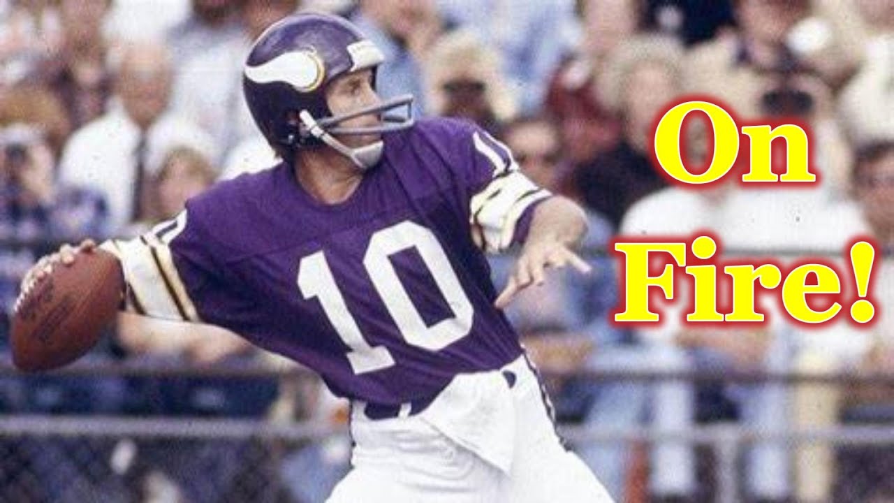This Hall Of Fame Quarterback Was On Fire In This 1978 Game! - YouTube