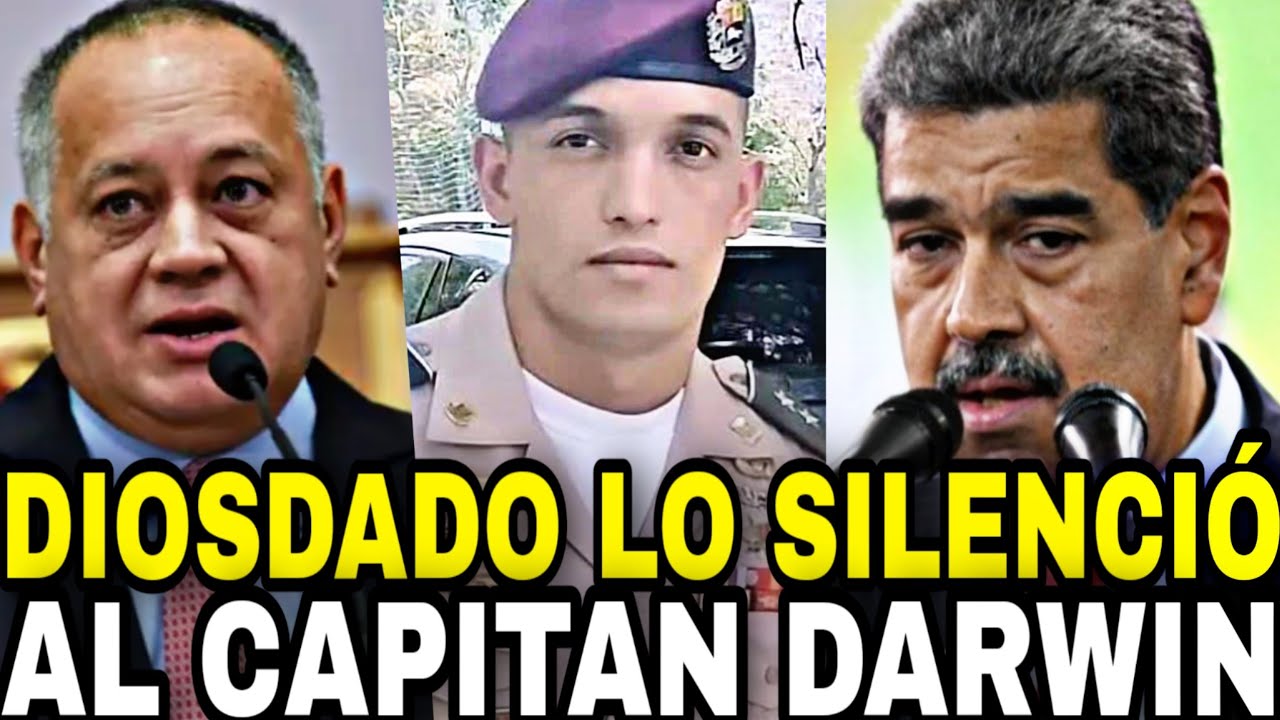 DIOSDADO MANDÓ A MATAR AL CAPITAN DARWIN JOSE TARAZONA POR LA NEGATIVA LO QUE VIENE EN VENEZUELA ...